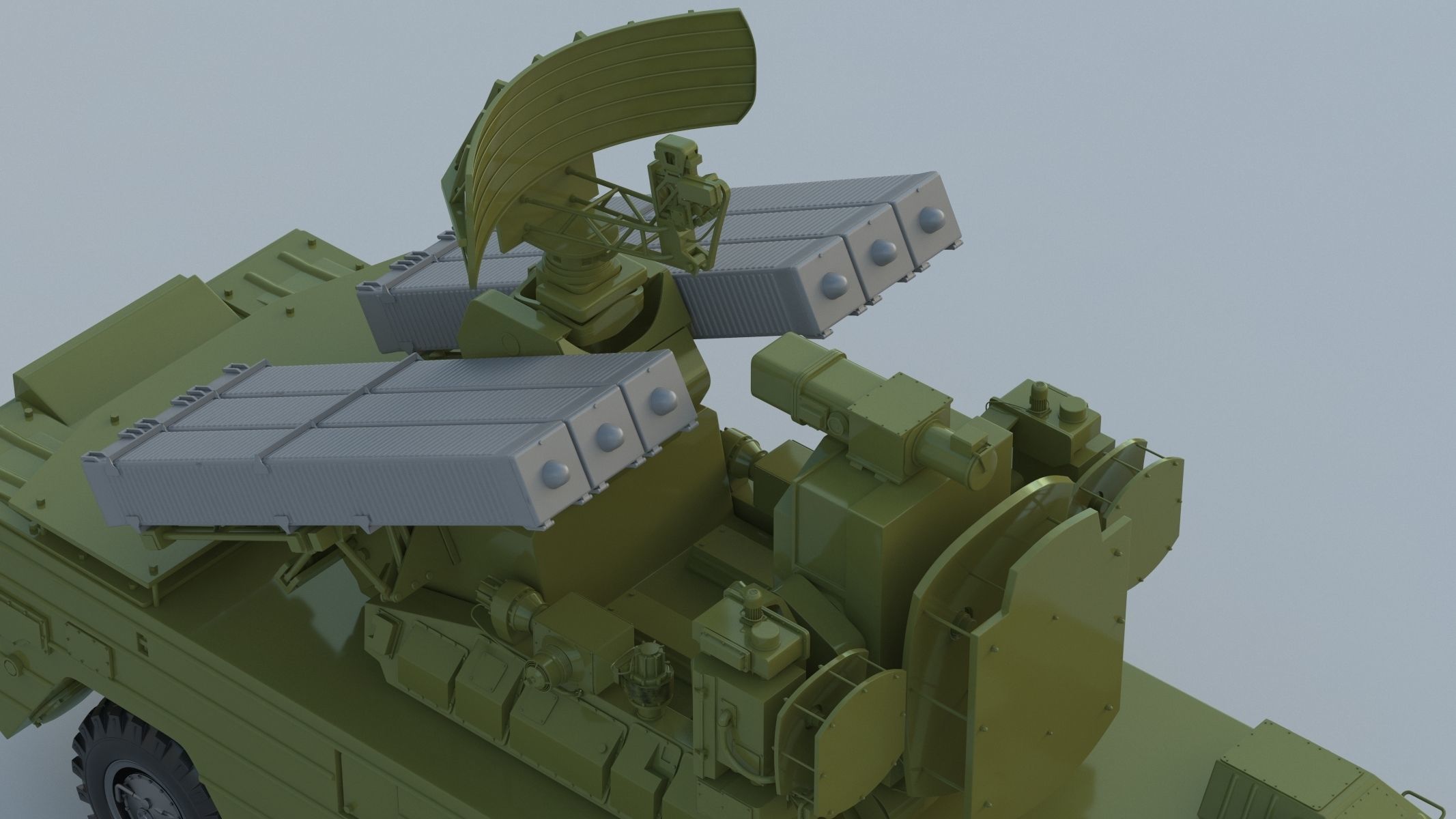 9K33 Osa SA-8 Gecko 3D model | CGTrader