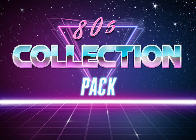80s Collection Big Pack VR / AR / low-poly | CGTrader