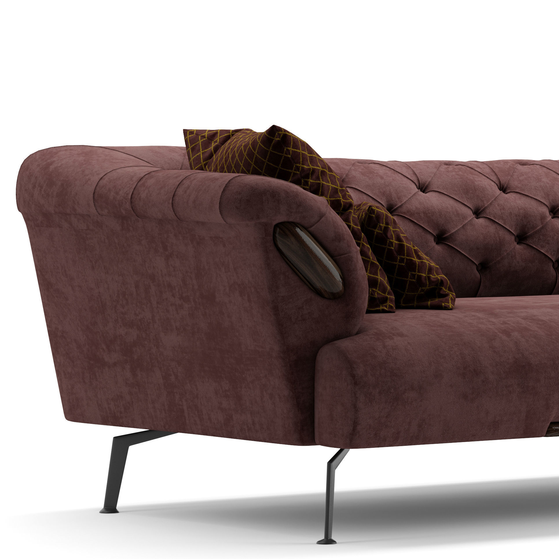 Lester classic sofa 3D model | CGTrader