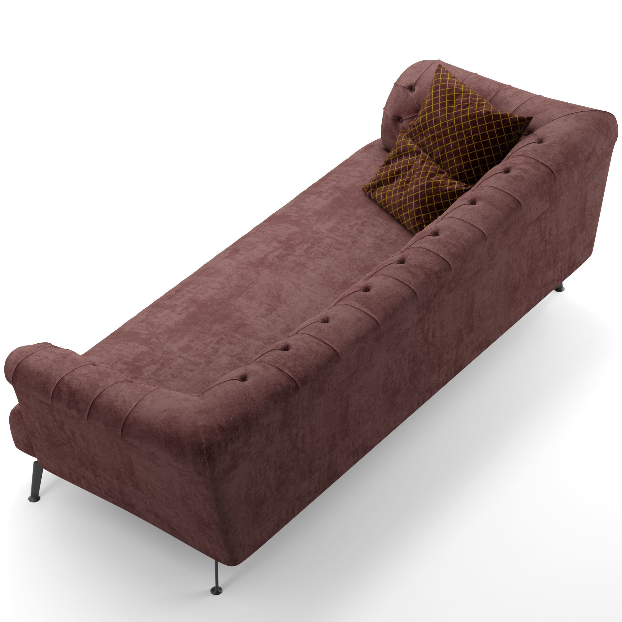 Lester classic sofa 3D model | CGTrader