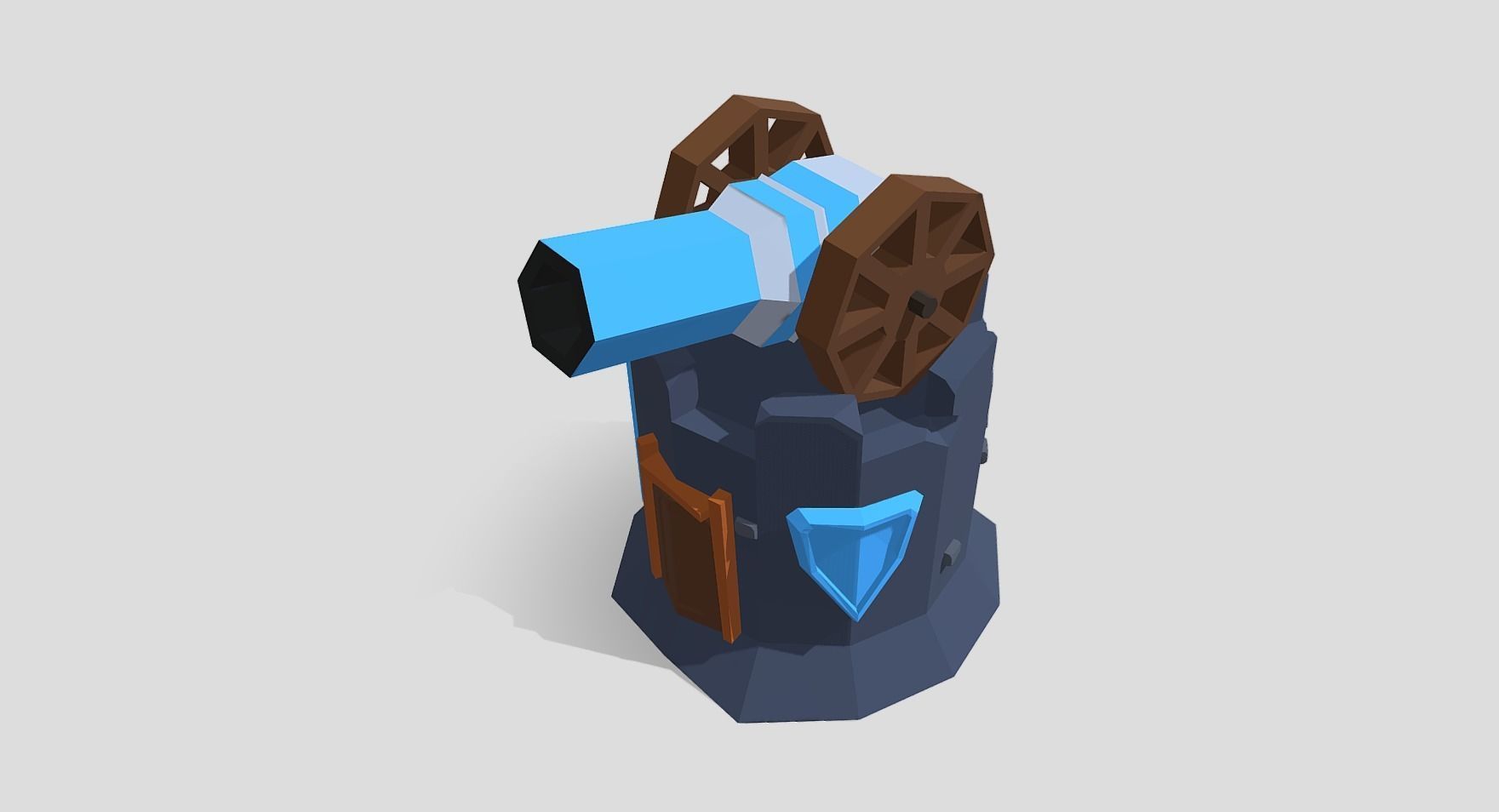 3D model Strategy game tower cannon VR / AR / low-poly | CGTrader