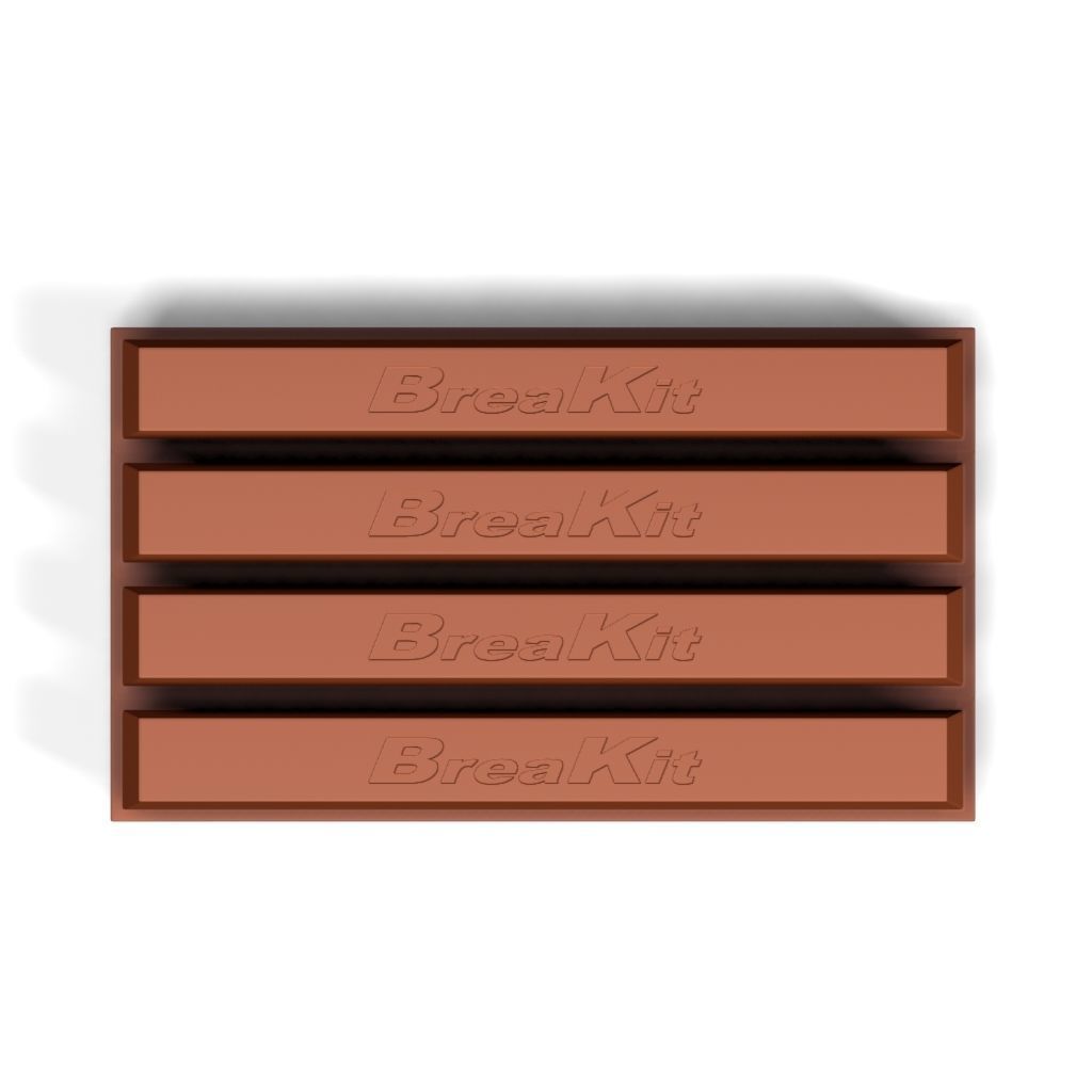 Chocolate break 3D Model choc bar 3D model 3D model | CGTrader