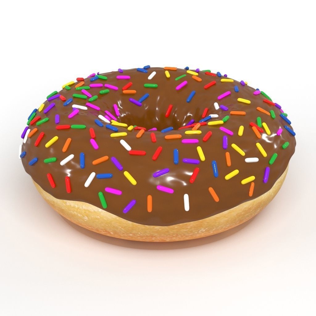 3D Chocolate Donut 3D Model | CGTrader