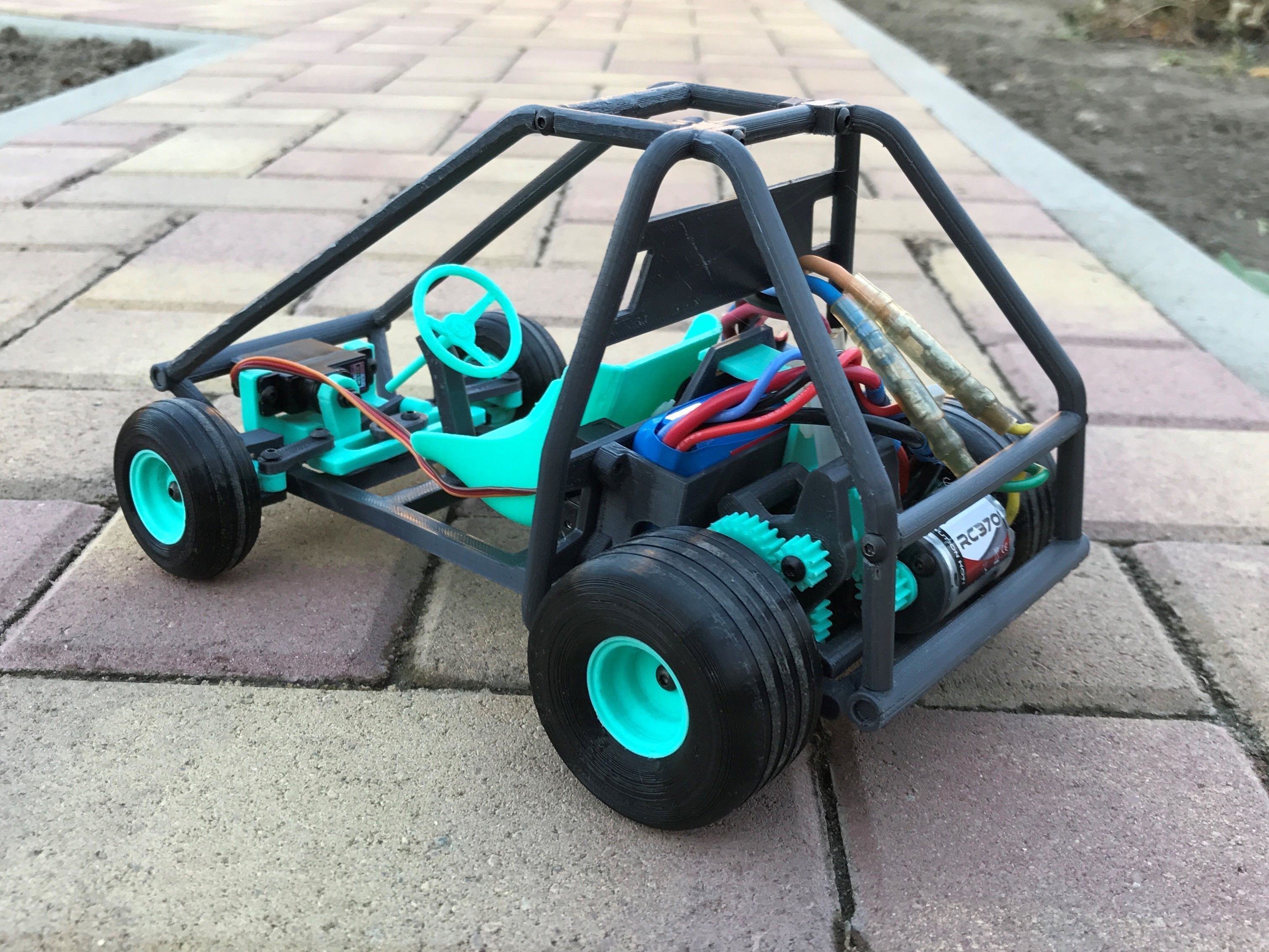 RC Go Kart 3D model 3D printable | CGTrader