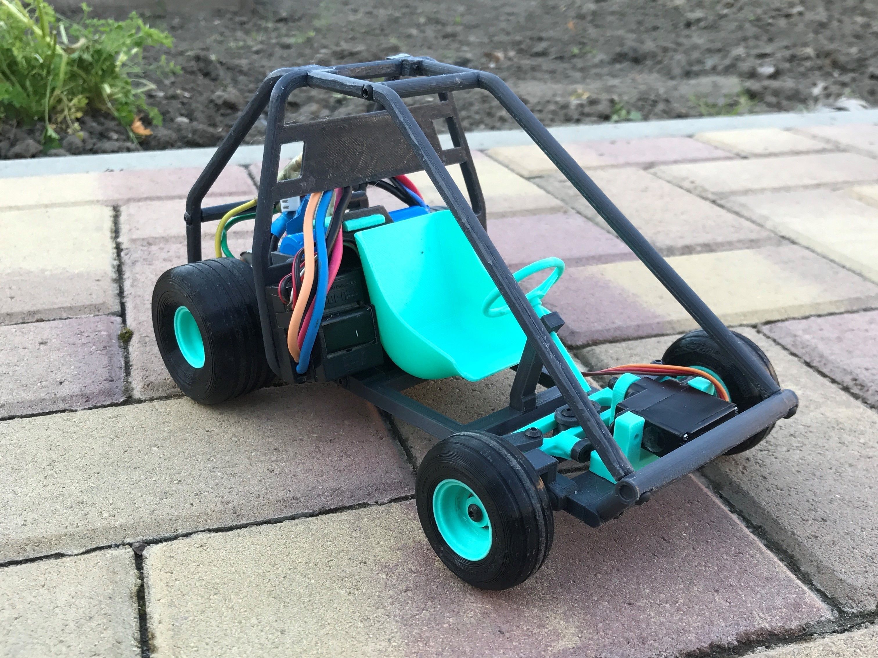 RC Go Kart 3D model 3D printable | CGTrader
