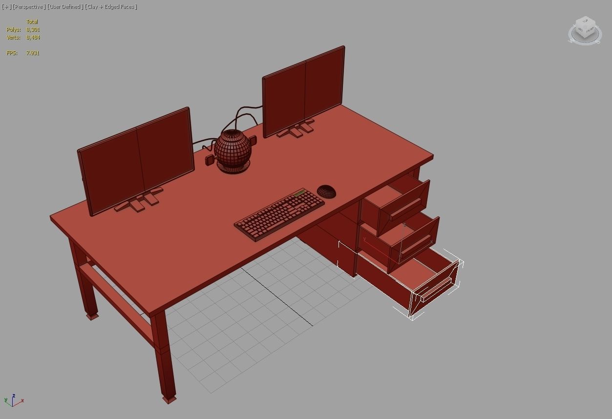 Computer 3D model rigged | CGTrader