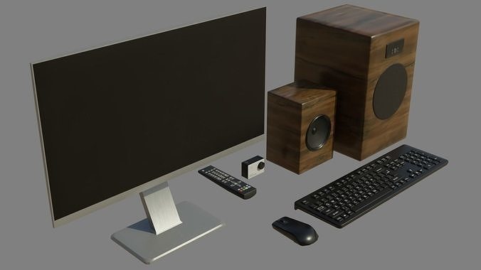 Electronics small pack free VR / AR / low-poly 3D model | CGTrader