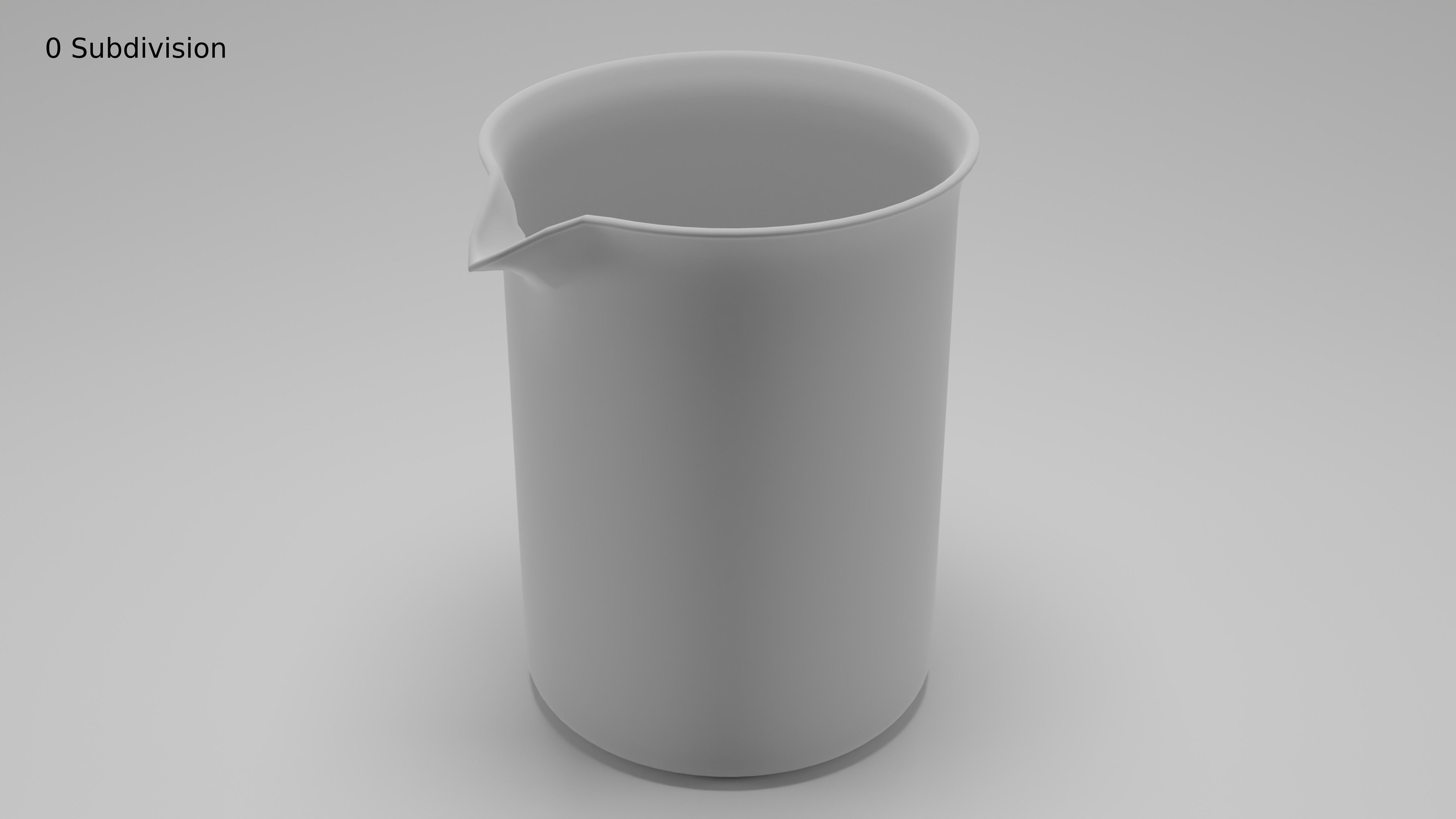 Laboratory Beaker Set 50-1000ml 3D model | CGTrader