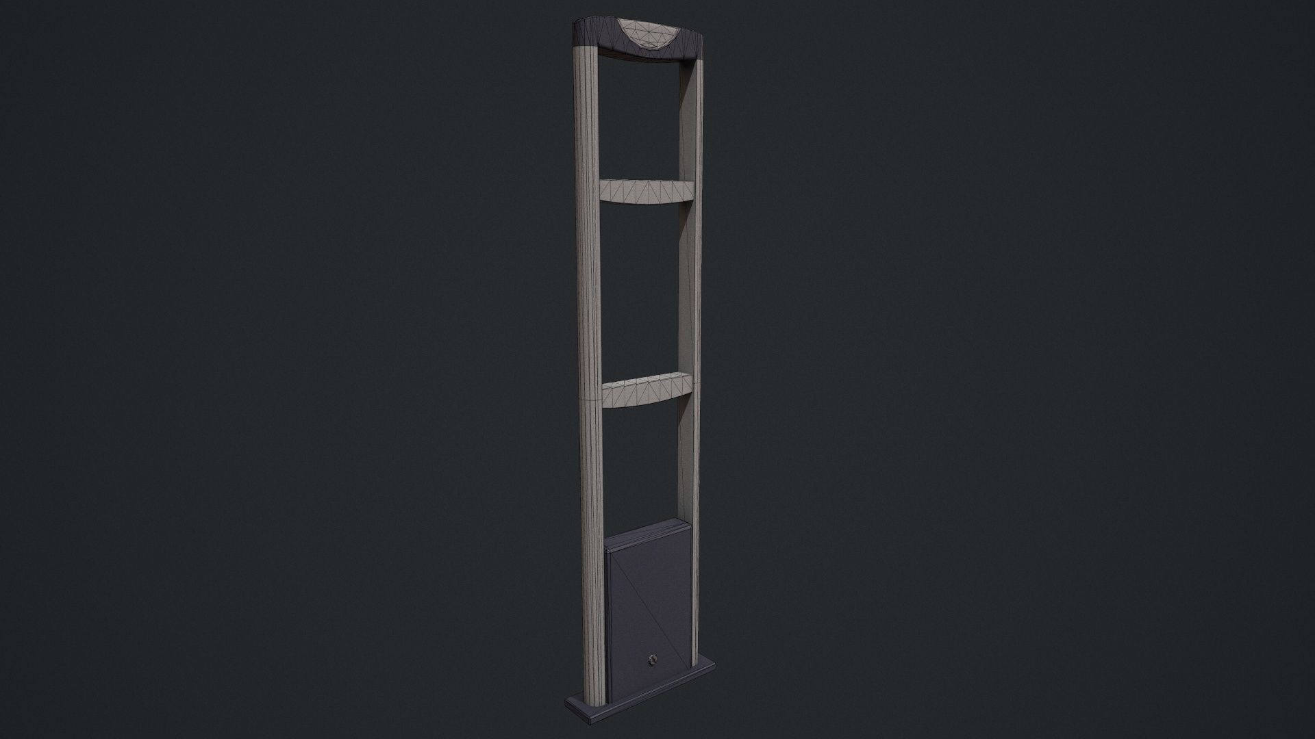 3D model Store Security Gates - Alarm System - Metal Detector VR / AR ...