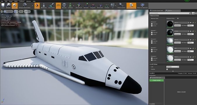 3D model Space Shuttle 3D model VR / AR / low-poly | CGTrader