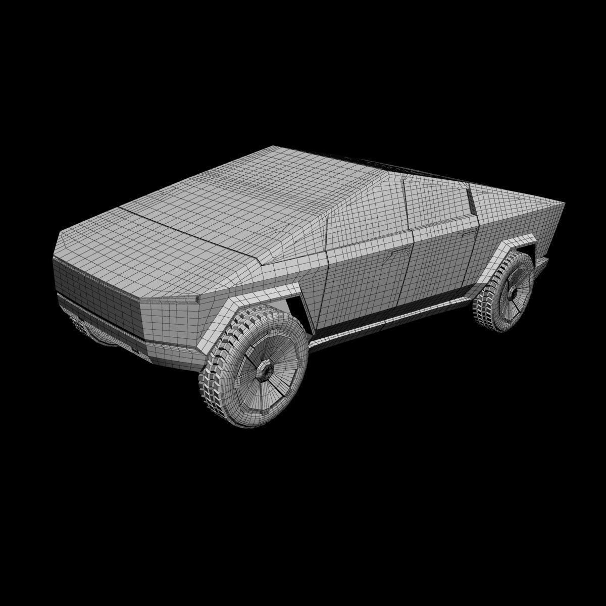 Tesla Cybertruck 3D Print model 3D model 3D printable | CGTrader