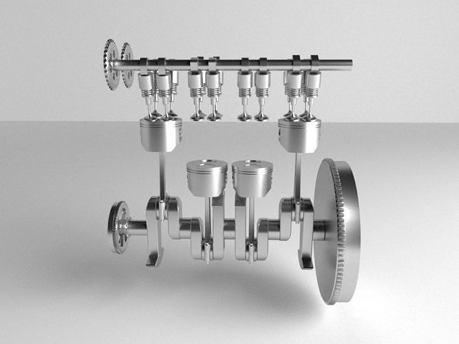 Engine work 3D model animated rigged | CGTrader