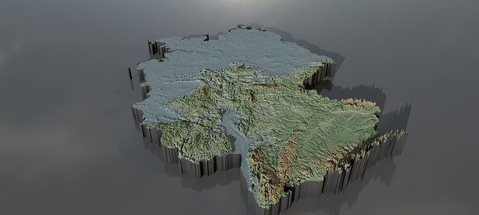 highresolution heightmaps and geometry for Germany Texture | CGTrader