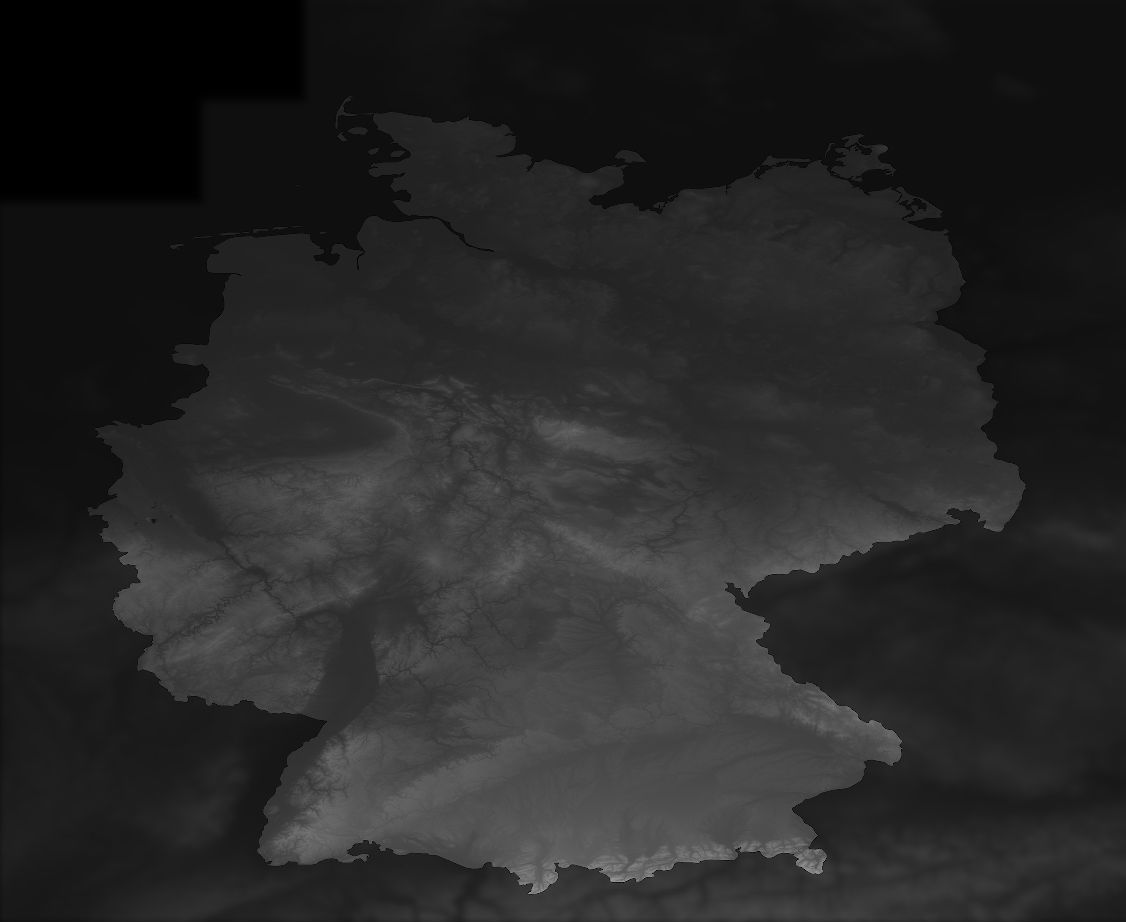 highresolution heightmaps and geometry for Germany Texture | CGTrader