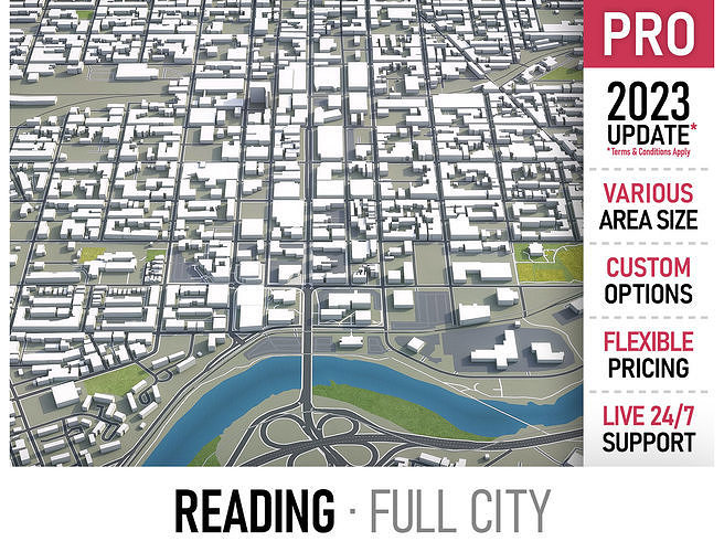 3D model Reading VR / AR / low-poly | CGTrader