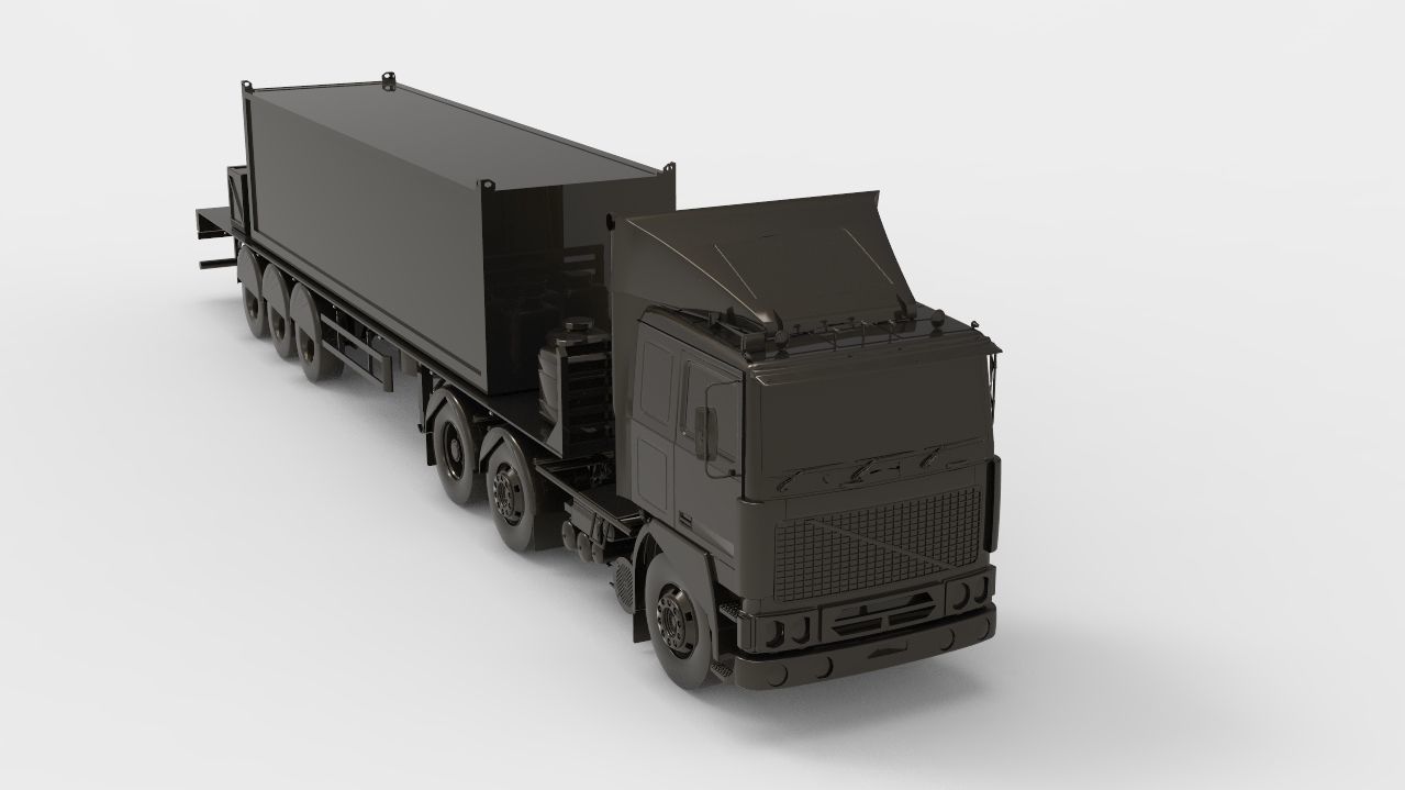TIR truck 3D model | CGTrader