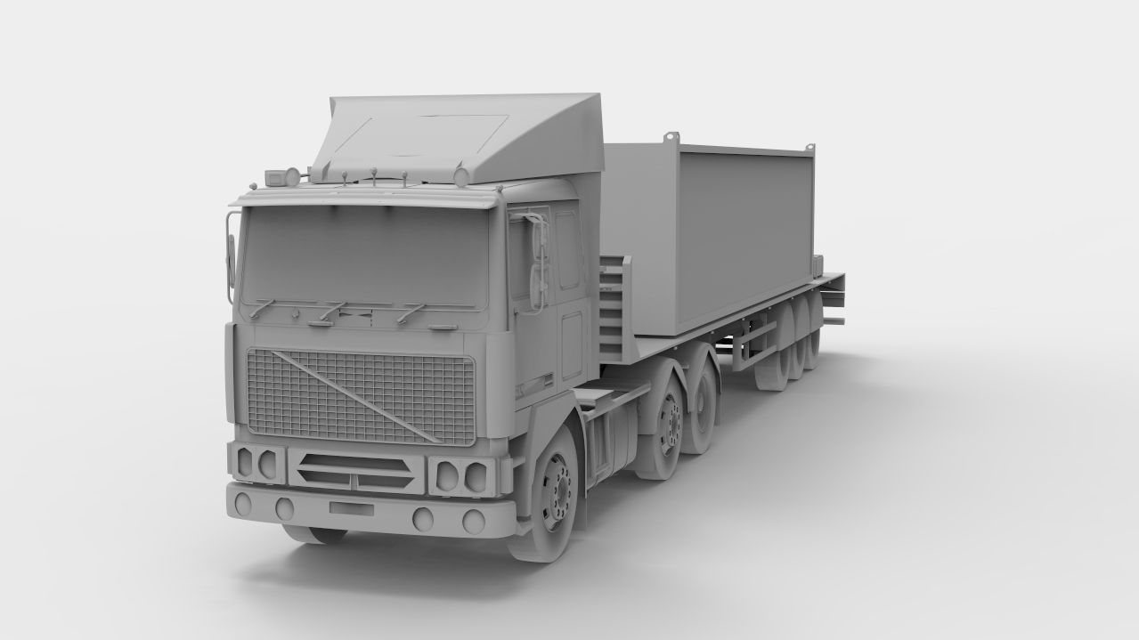 TIR truck 3D model | CGTrader
