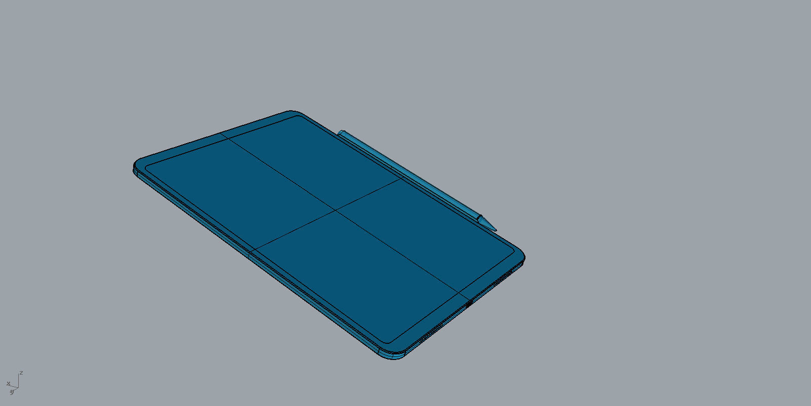 Realistic apple ipad11 space grey 3D model 3D print model 3D model 3D ...