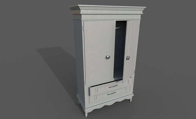 3D model Wardrobe VR / AR / low-poly | CGTrader