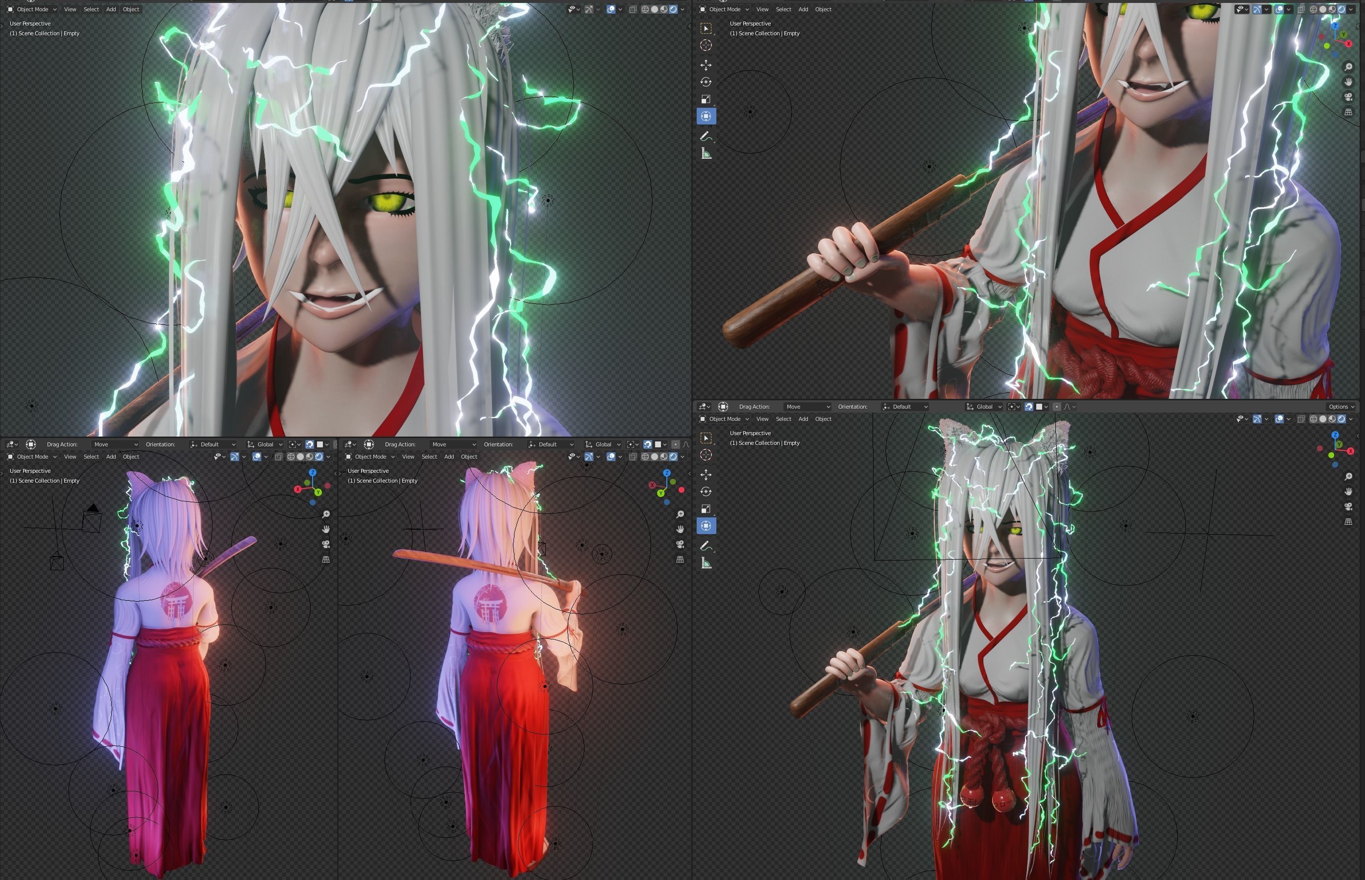 3D model Caspar - Game ready - Unity Character VR / AR / low-poly ...