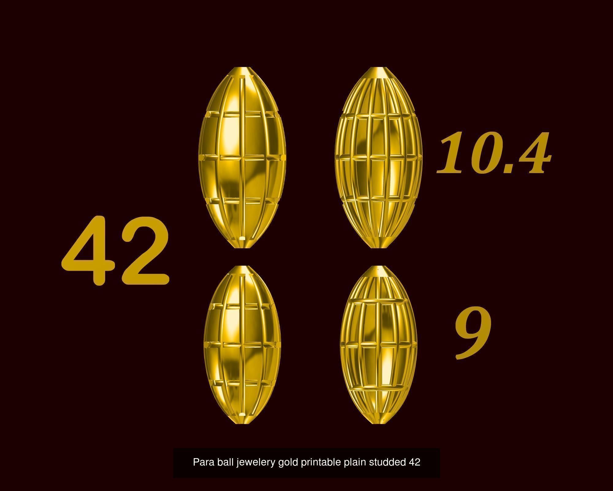 Collection of 50 designs of Chain Para Balls Studded and Plain | CGTrader