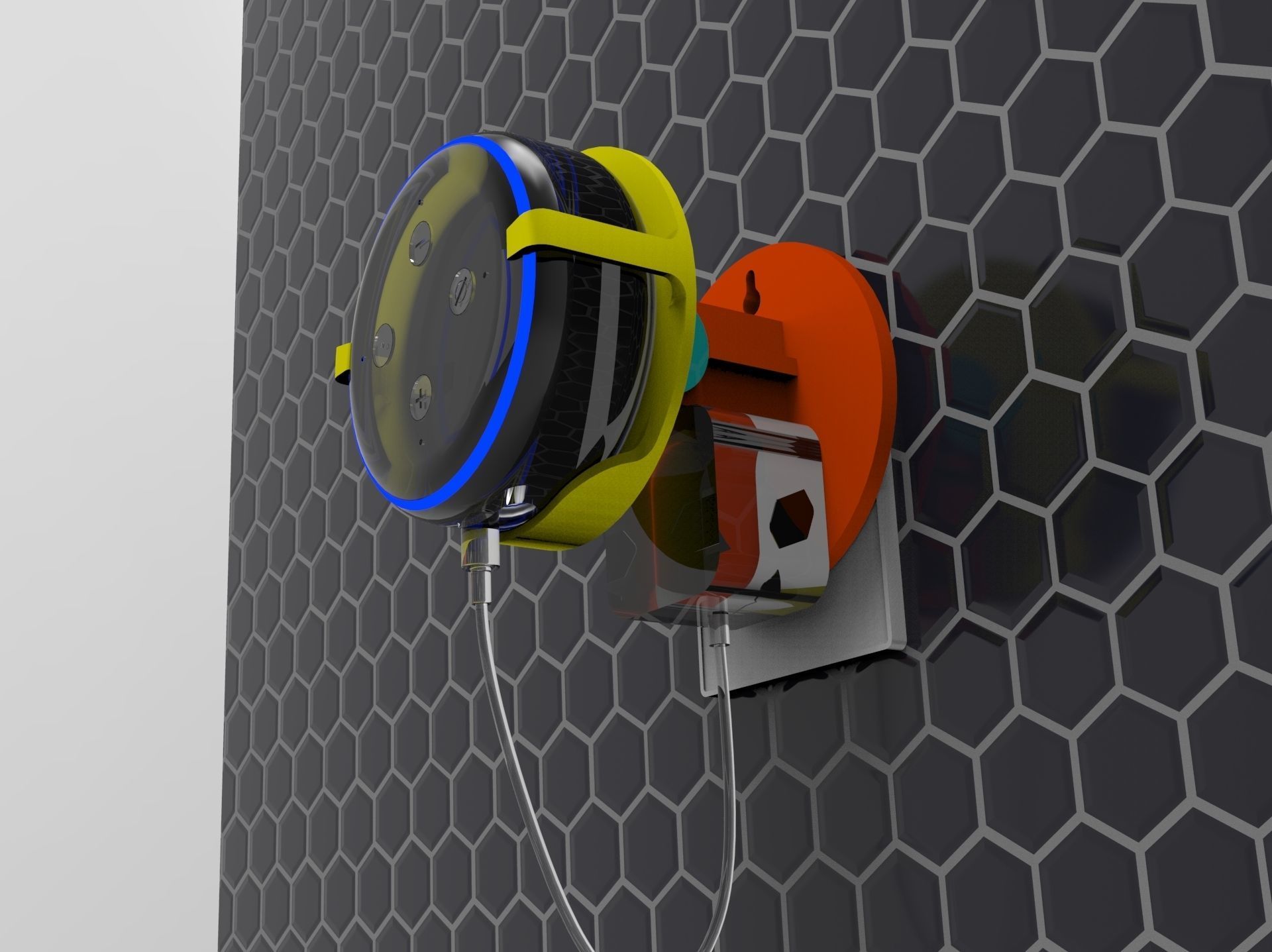 Amazon Alexa ECHO DOT 3 HOLDER 3D model 3D printable | CGTrader