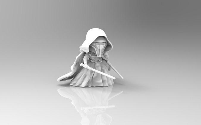 Chibi Ancient Knight 3D model 3D printable | CGTrader