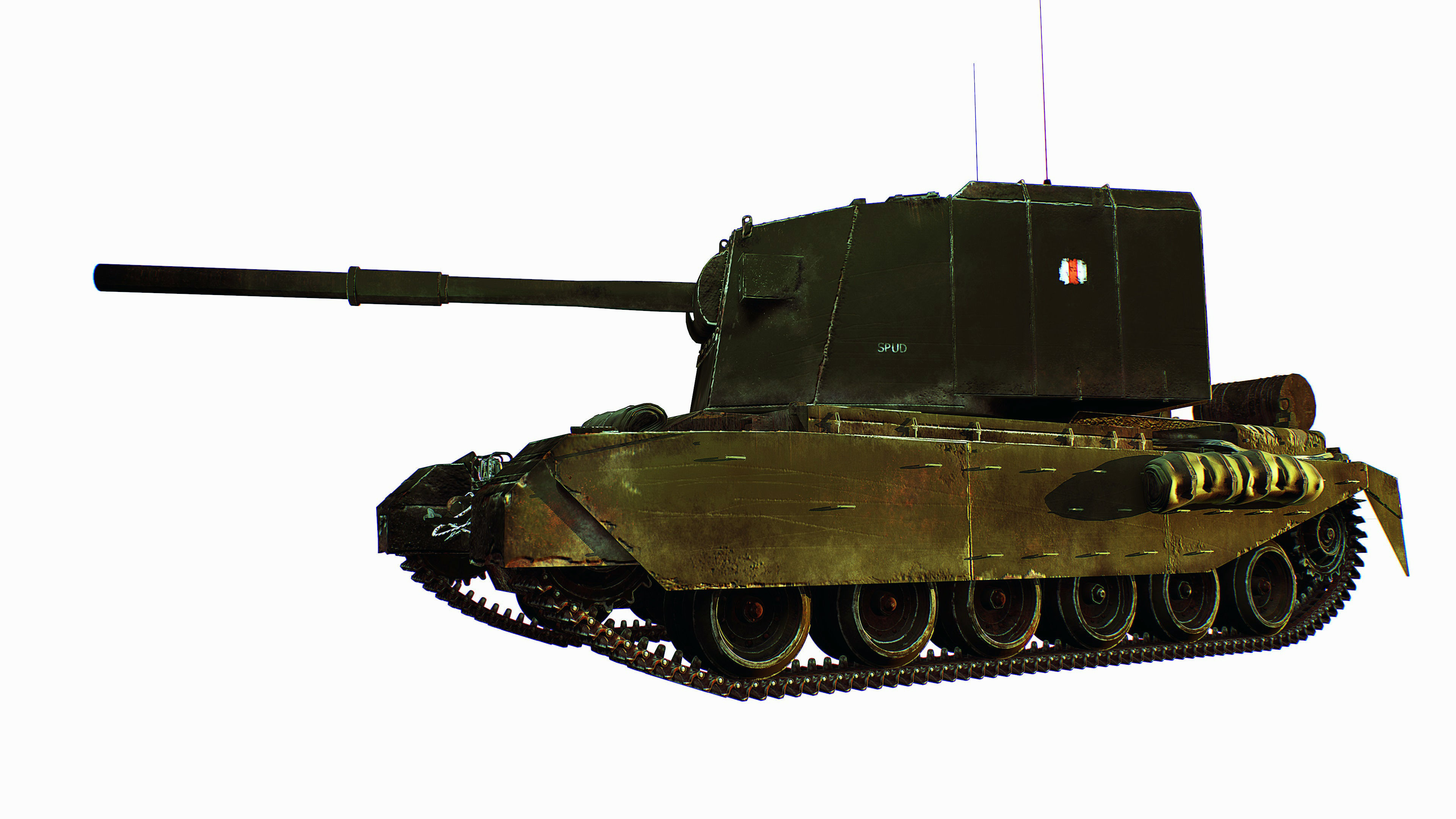 TANK FV-4005-stage-II 3D model | CGTrader