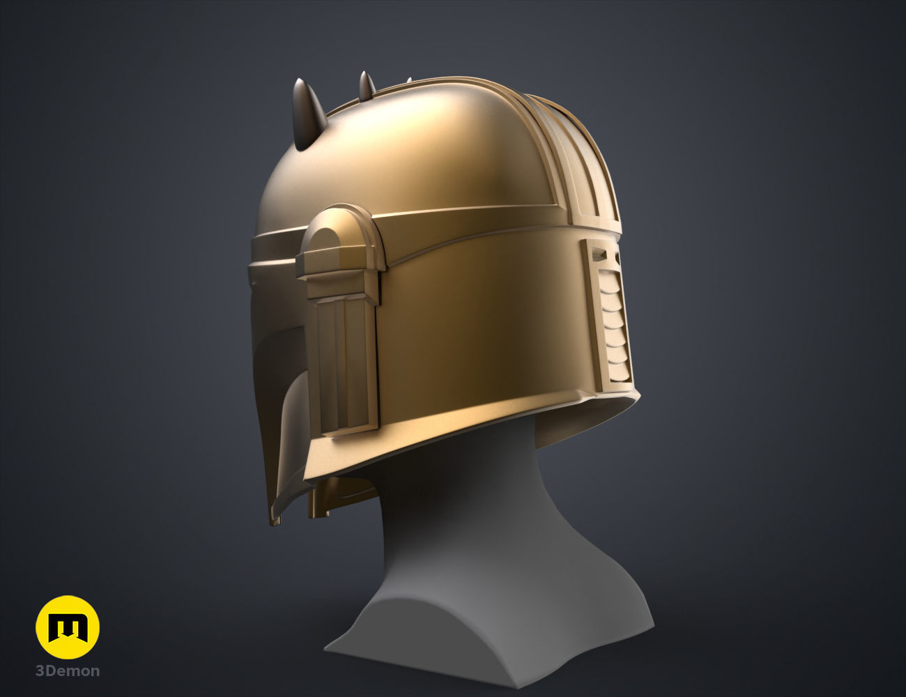 The Mandalorian Armorer Blacksmith helmet 3D model 3D printable | CGTrader