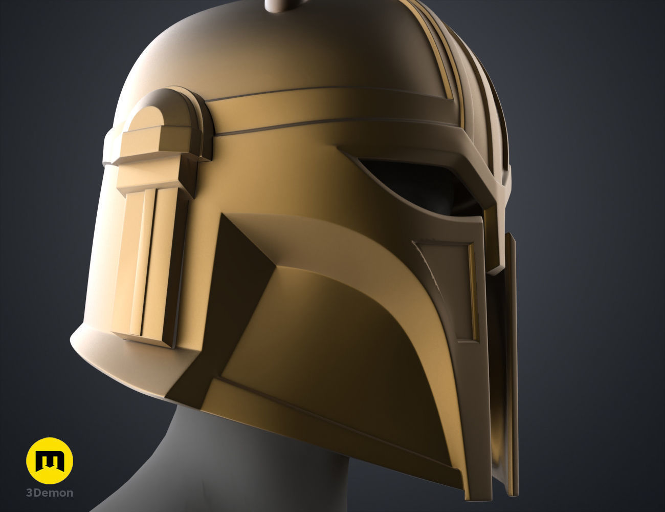 The Mandalorian Armorer Blacksmith helmet 3D model 3D printable | CGTrader