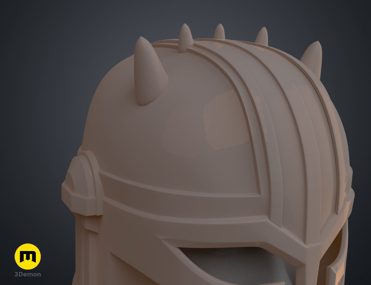 The Mandalorian Armorer Blacksmith helmet 3D model 3D printable | CGTrader