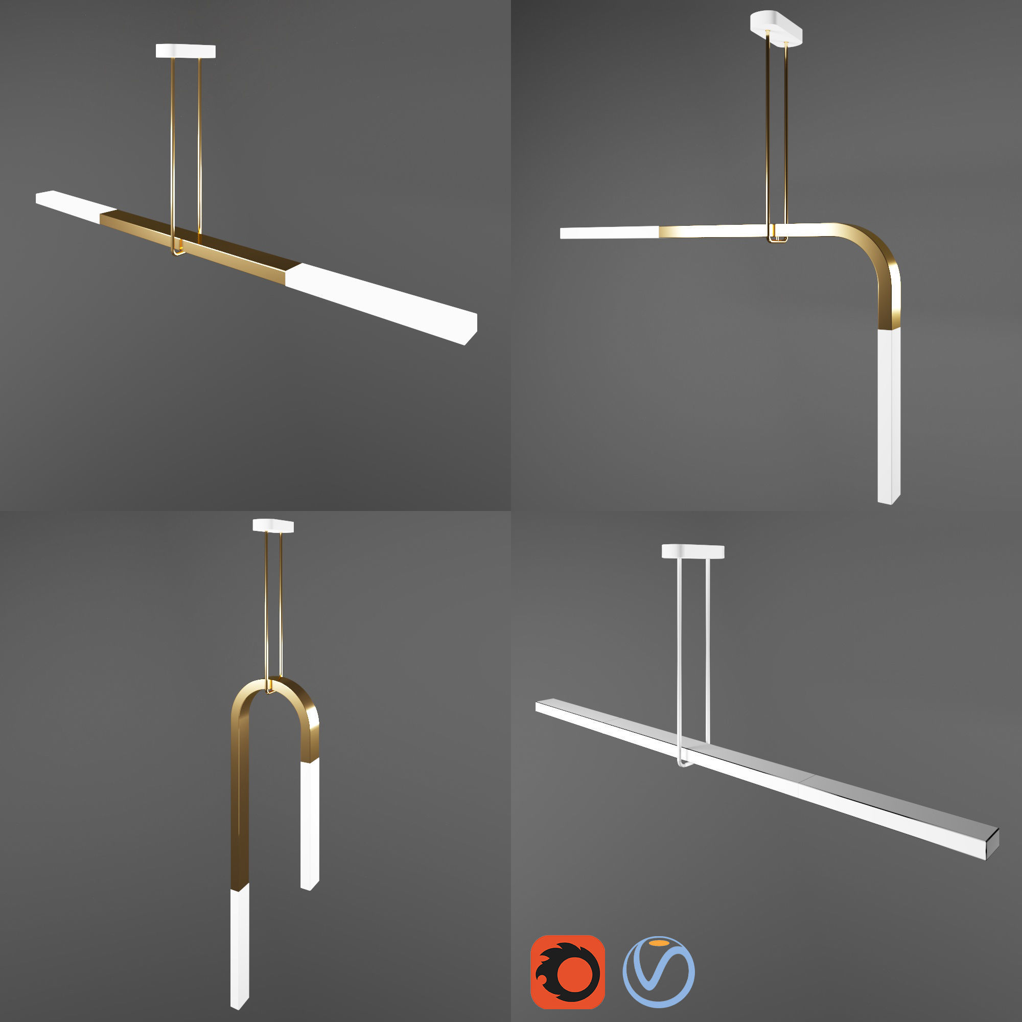 Minimal Light LED free 3D model | CGTrader