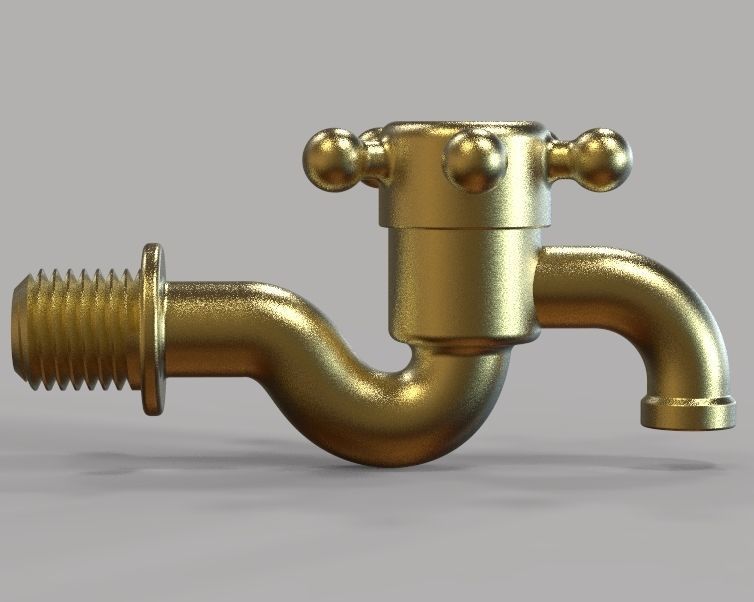 Water Tap 3D model 3D printable | CGTrader
