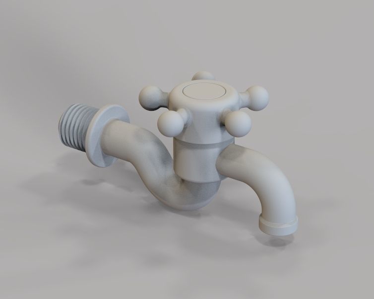 Water Tap 3D model 3D printable | CGTrader