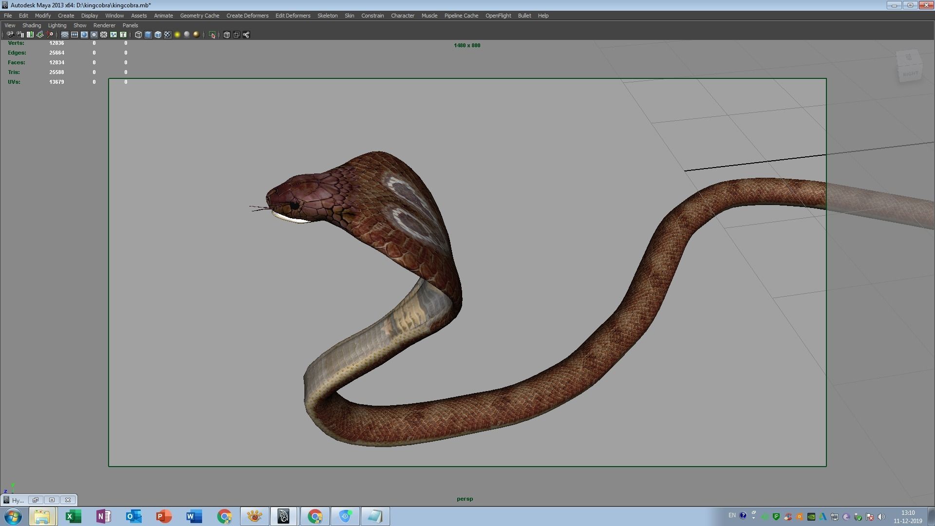 king cobra 3d model 3D model | CGTrader