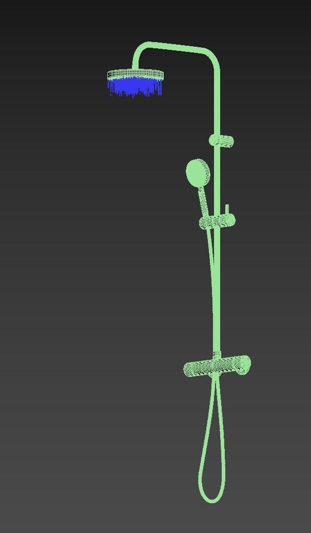 Realistic Shower Water Animated 3D model animated | CGTrader