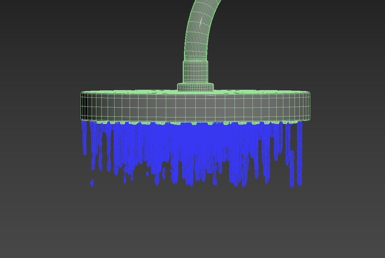 Realistic Shower Water Animated 3D model animated | CGTrader