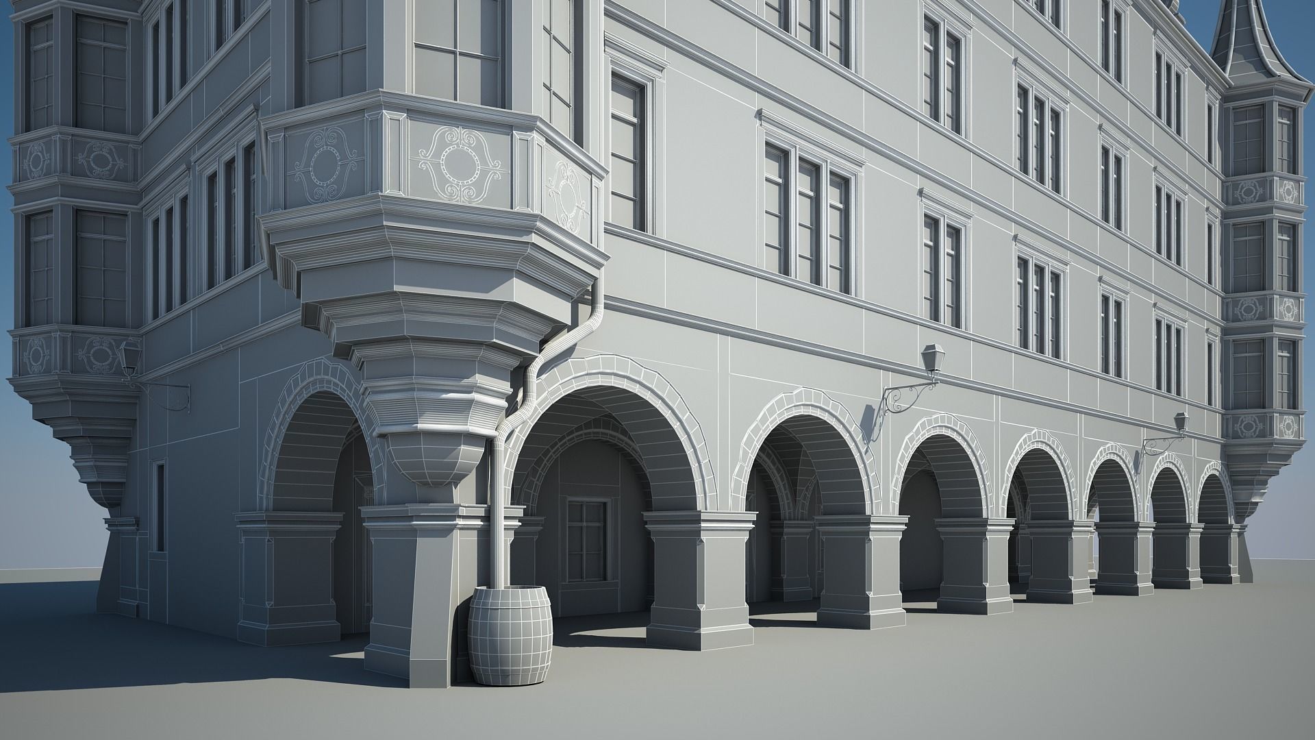 Renaissance House I 3D model | CGTrader
