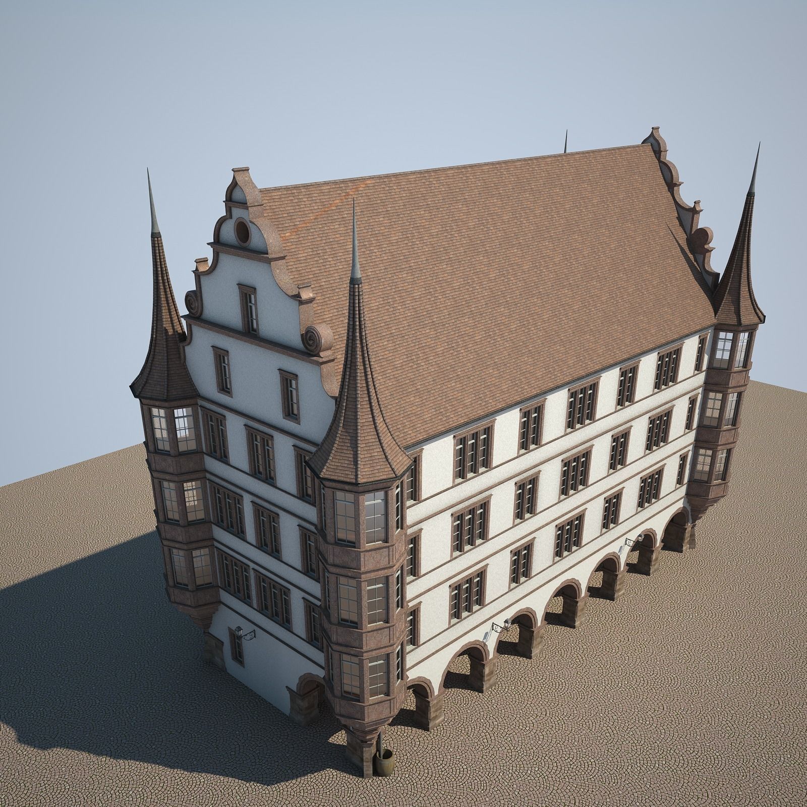 Renaissance House I 3D model | CGTrader