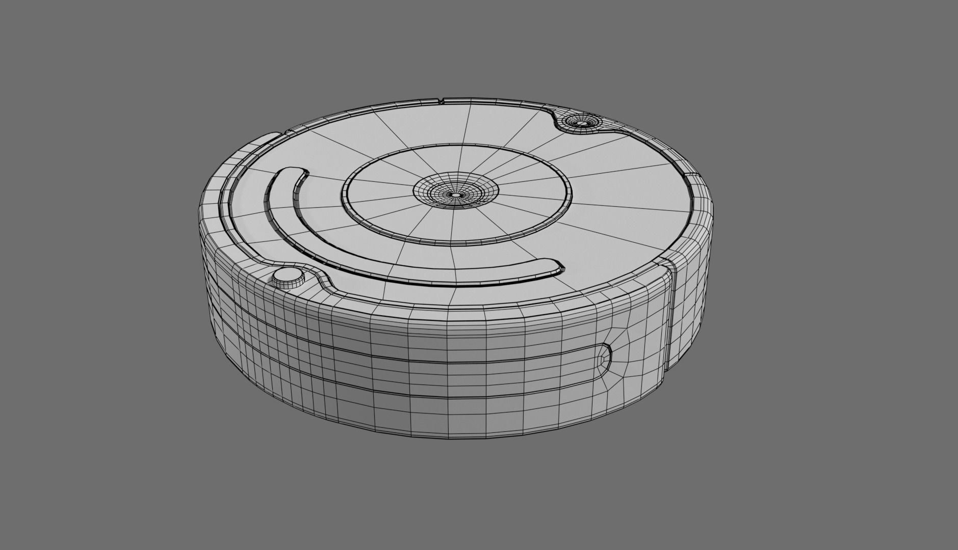 Robot vacuum cleaner 3D model | CGTrader