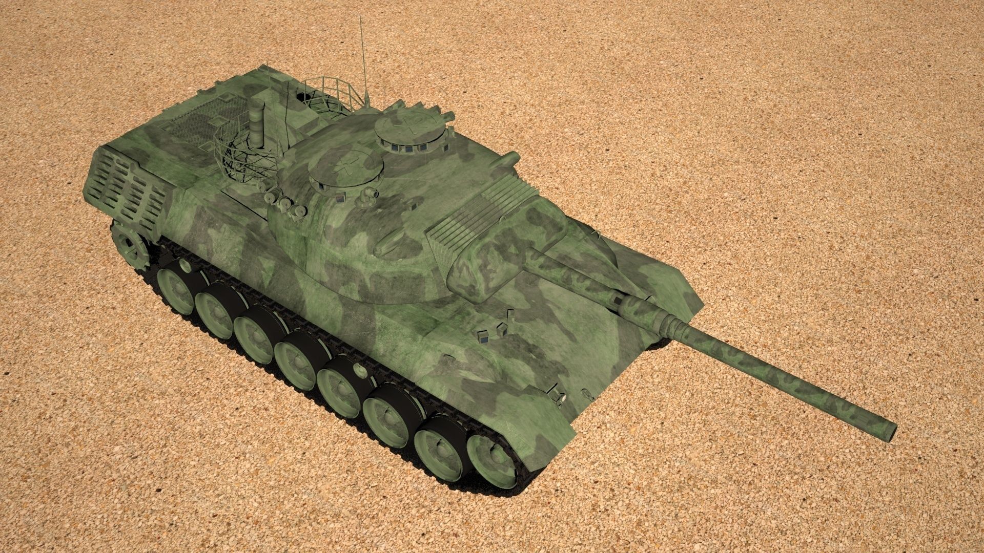 Leopard 1 3D model | CGTrader