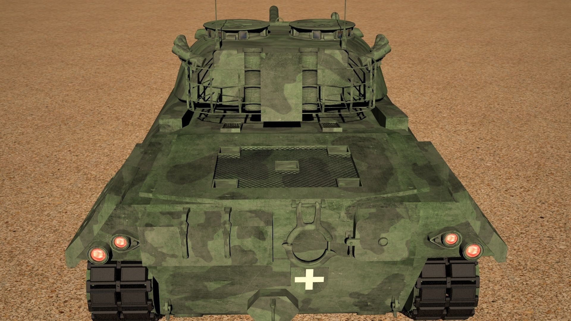 Leopard 1 army tank 3D model | CGTrader