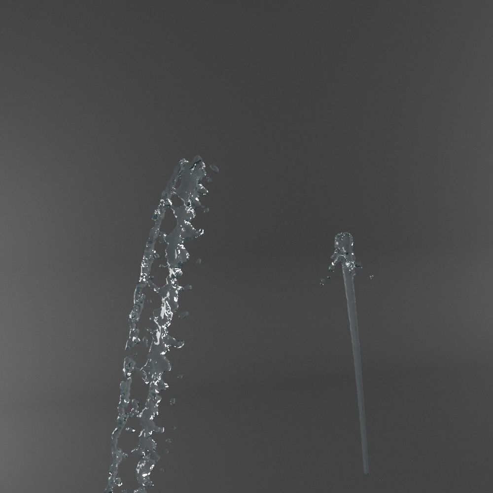 Realistic Water Jet Exterior Fountains 3 3D model animated | CGTrader