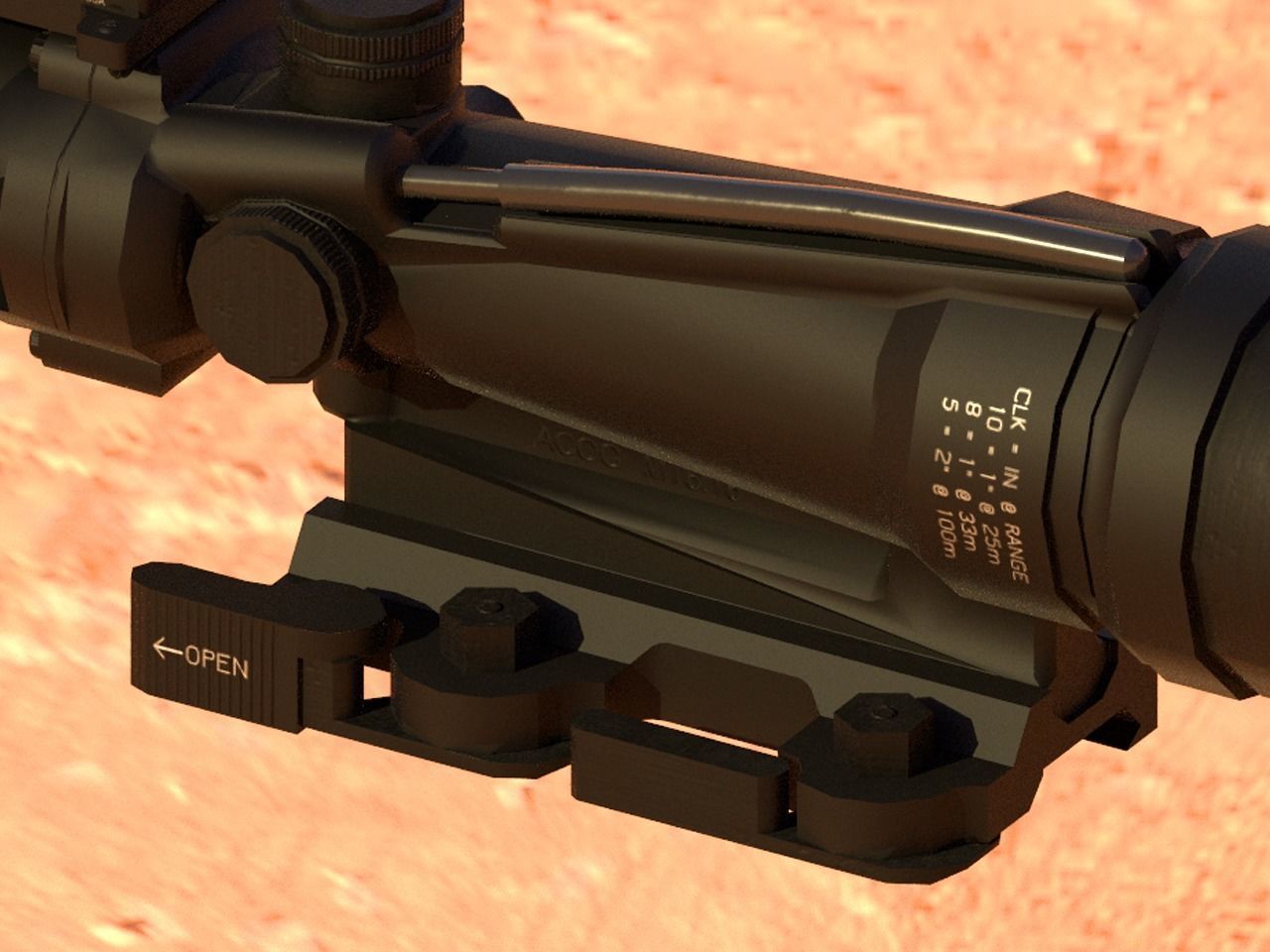 USMC Squad Day Optic 3D model | CGTrader