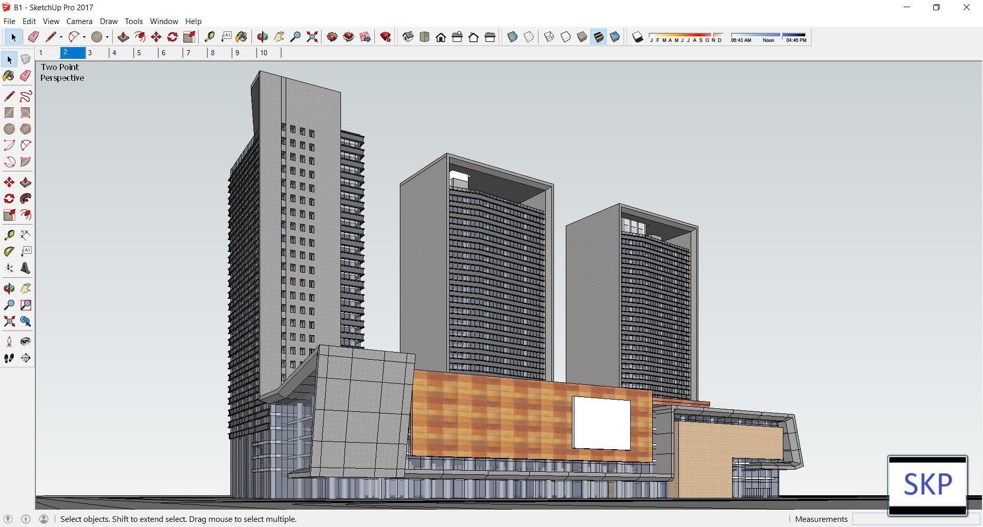 3D Sketchup Urban building B1 | CGTrader