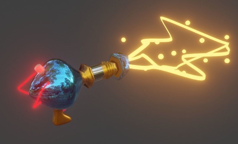 3D model Gun beam VR / AR / low-poly | CGTrader