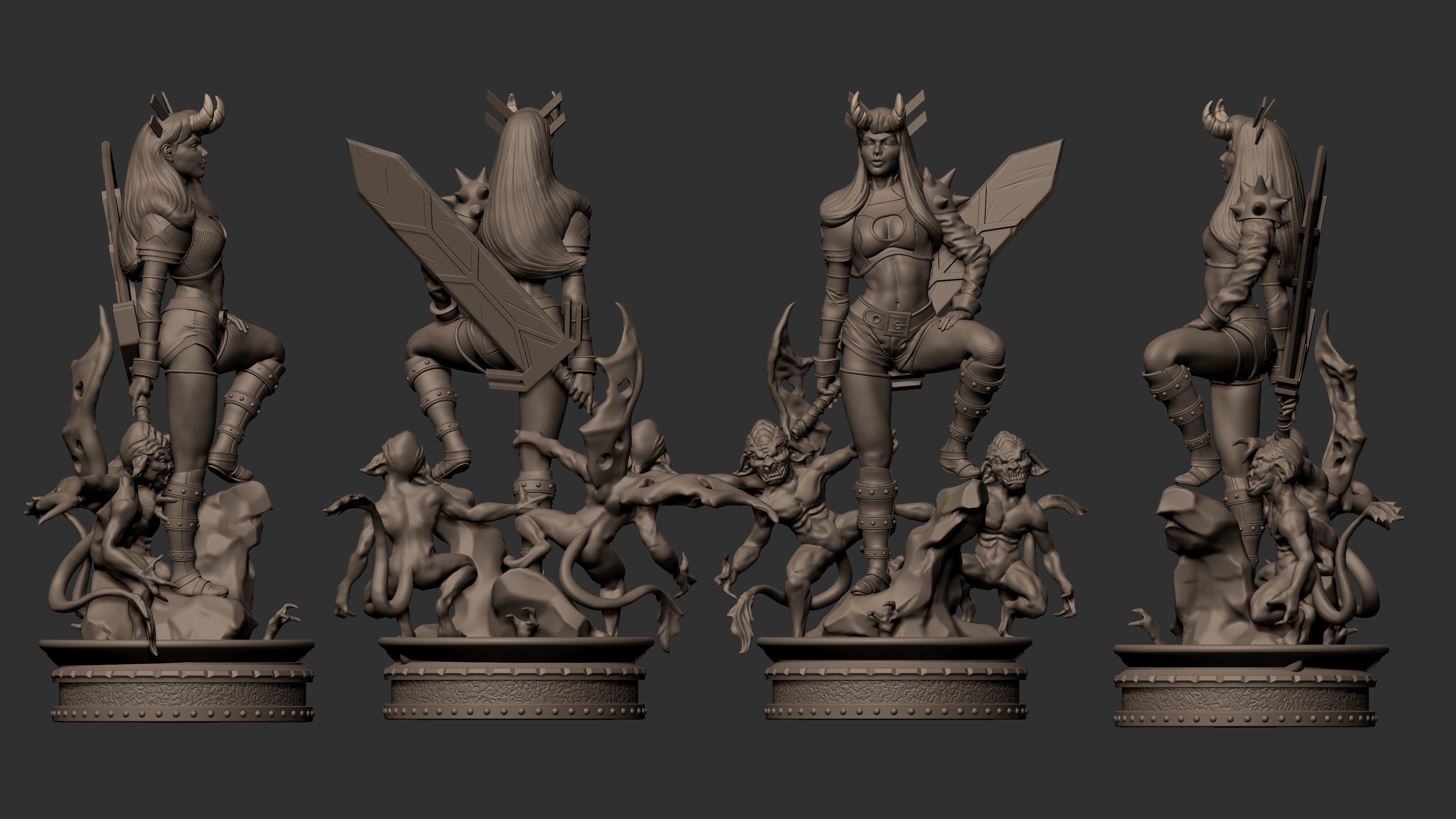 Illyana Rasputin - Magik X-men 3D model 3D printable | CGTrader