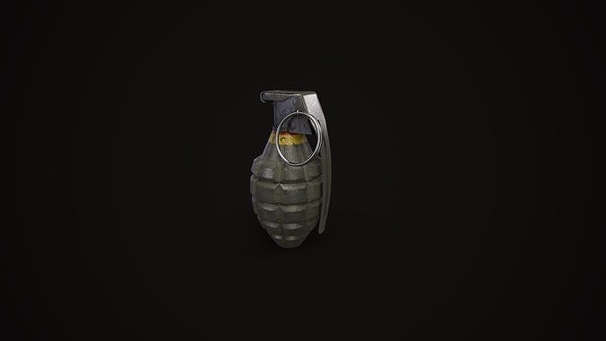 3D model FUZE-M10A3 grenade VR / AR / low-poly | CGTrader