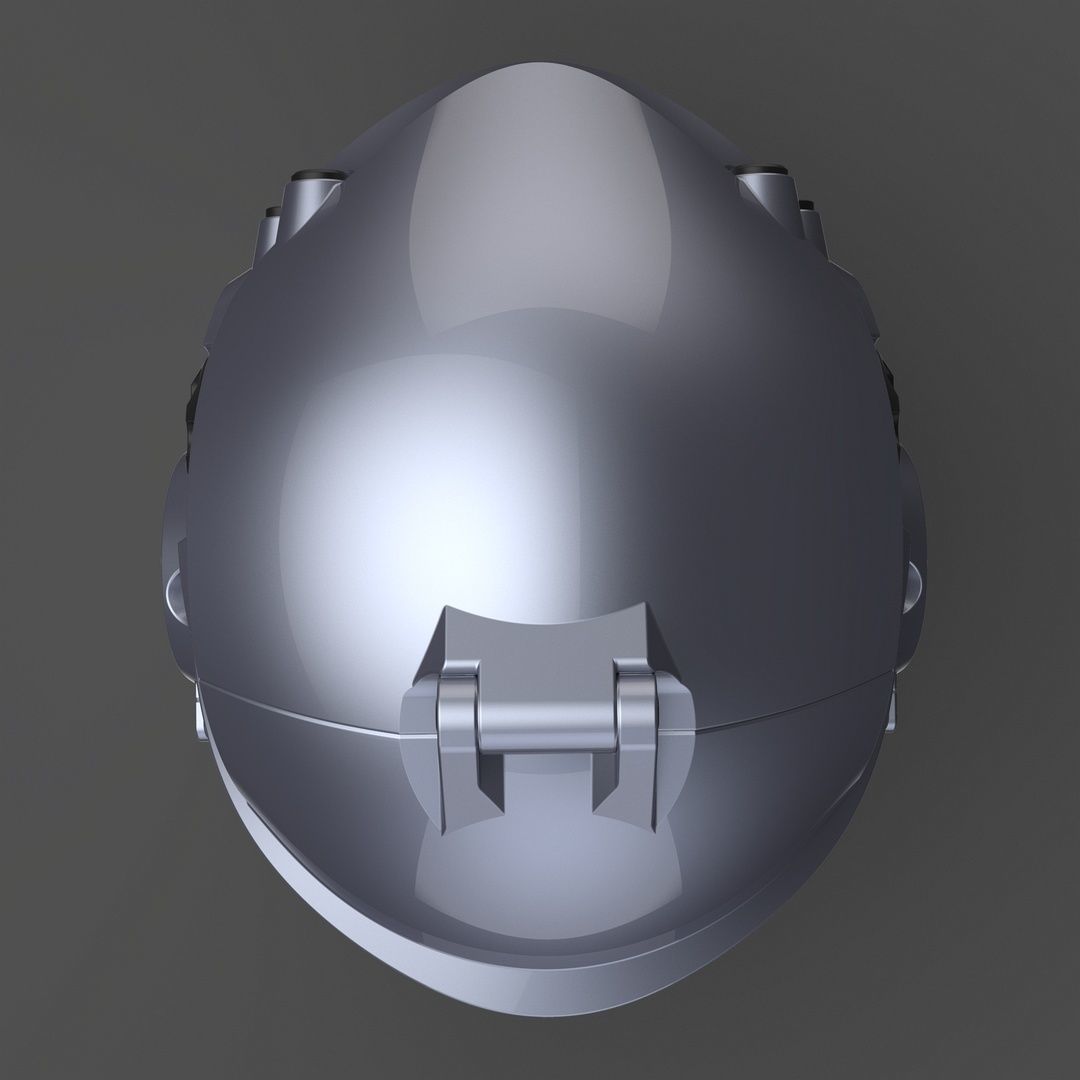 CAD-friendly models kit Helmet H1V1 and male head M1P1D0V1head 3D model ...
