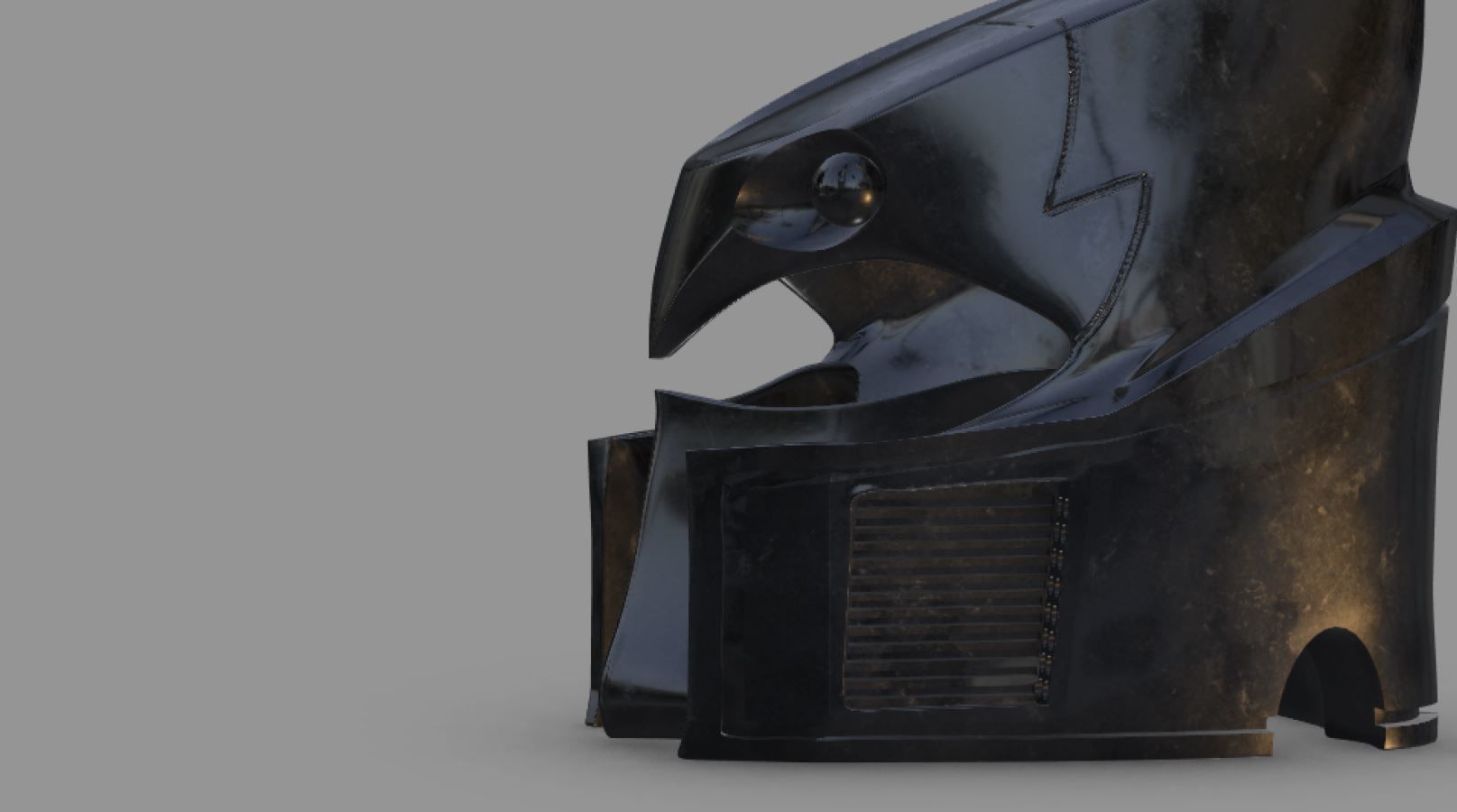 Batman Knightfall Helmet 3D Print Model 3D model 3D printable | CGTrader